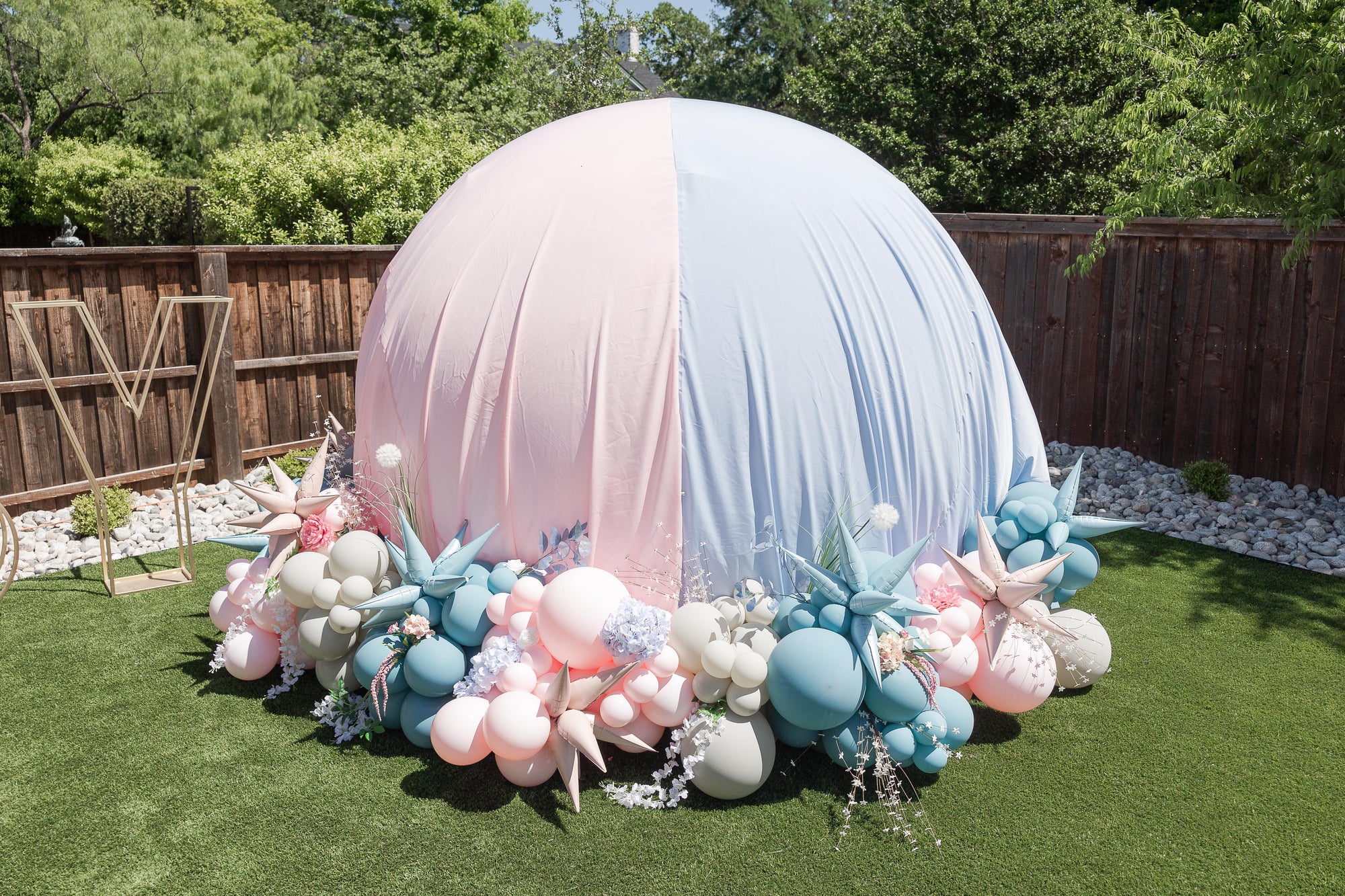 DFW Confetti Bounce - White Bounce House & Modern Bounce House Rentals